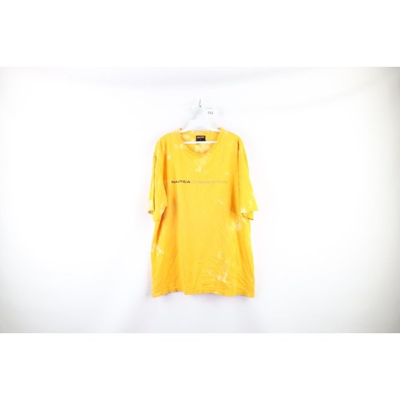 Nautica | Shirts | Vintage 9s Nautica Competition Large Acid Wash Spell ...